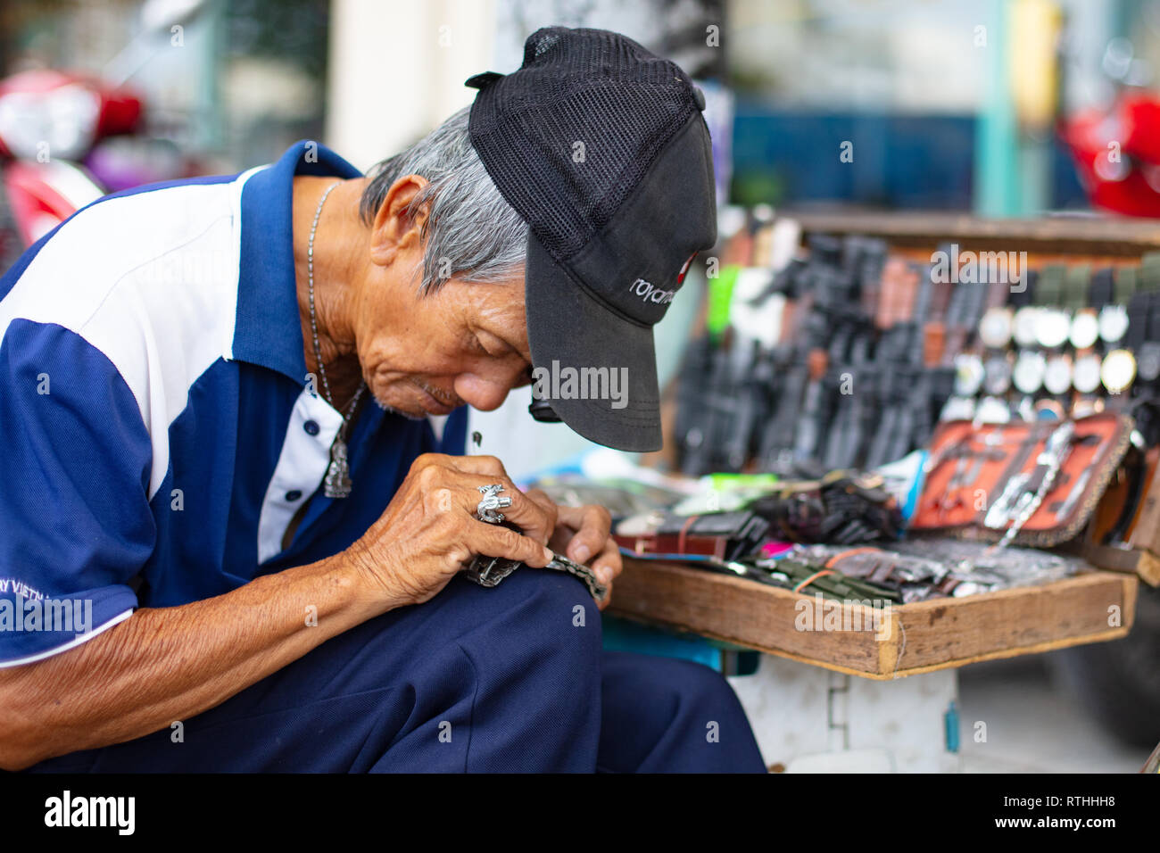 Vietnam Watch Repair Stock Photo - Alamy