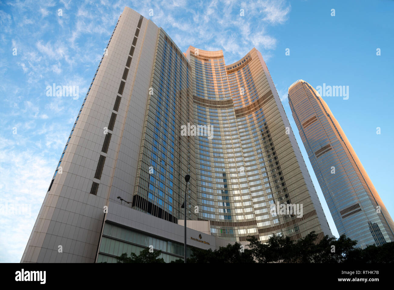 The Four Seasons hotel, and the IFC2, International Finance Centre ...