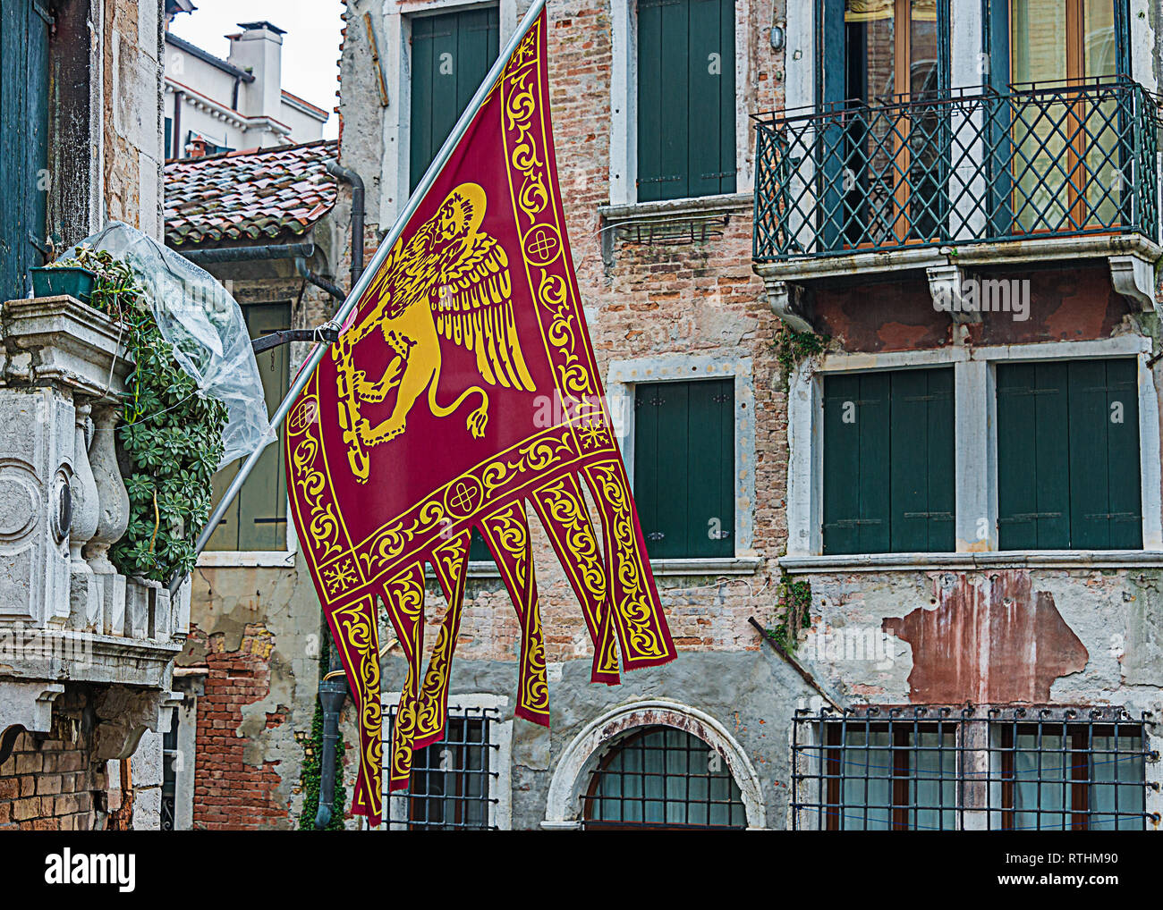Venetian flag hi-res stock photography and images - Alamy