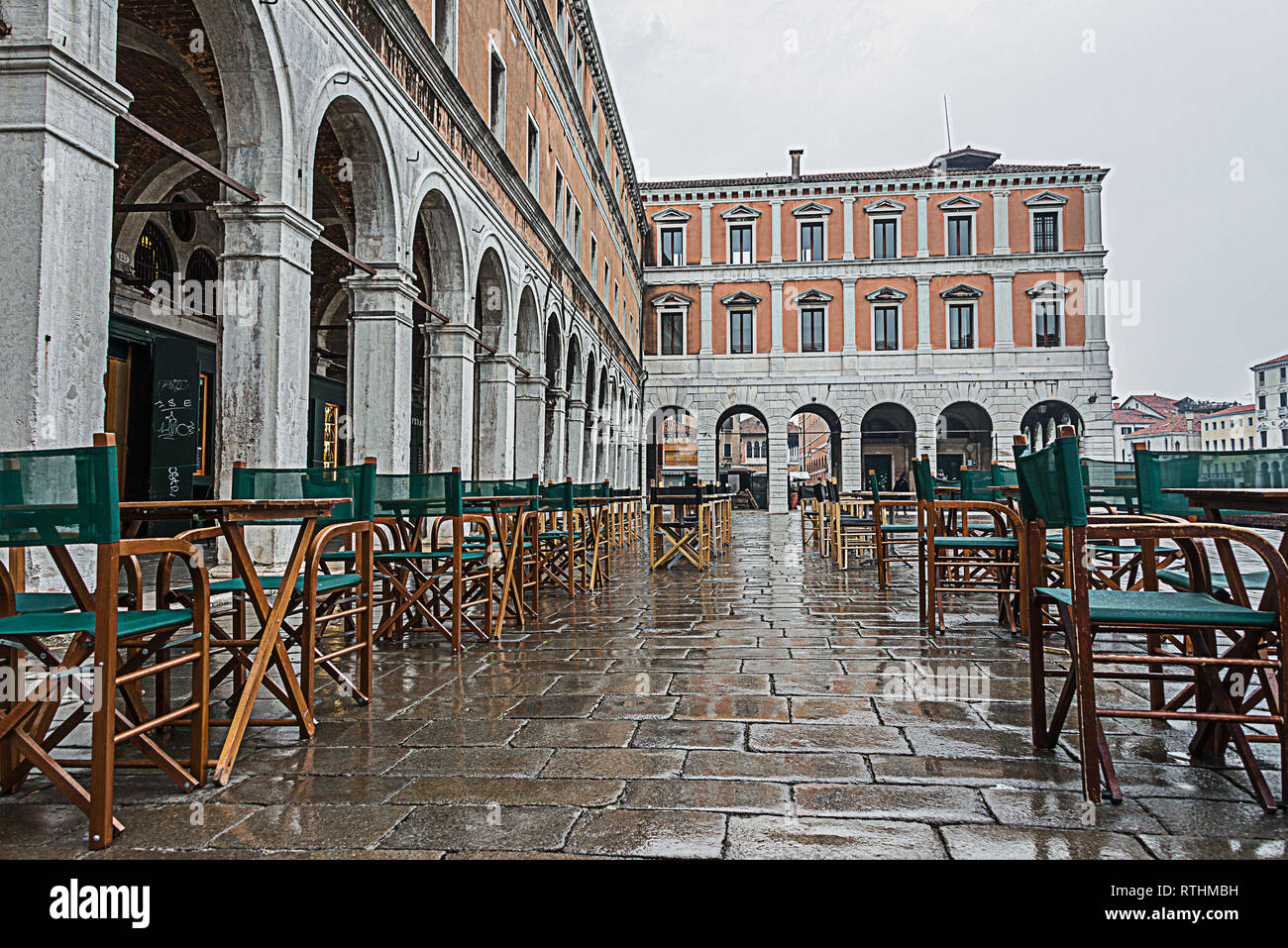 Venice on a Cold Winterday in December off the beaten tourist track ...