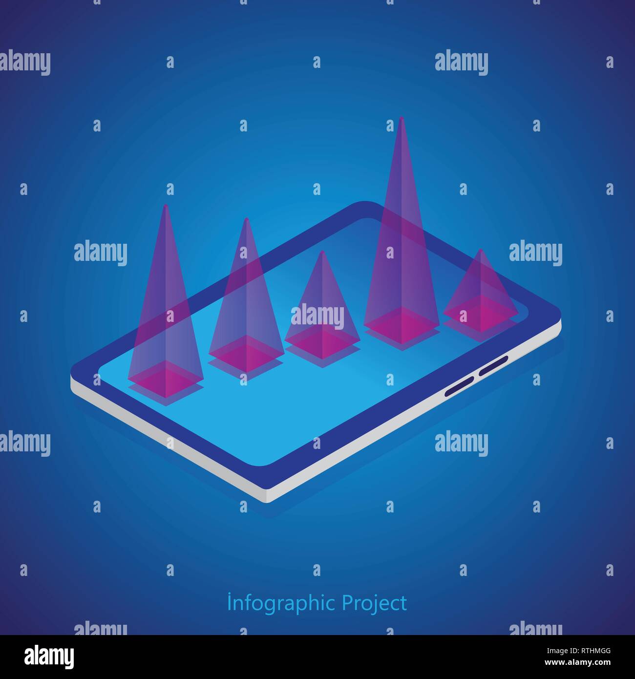 3d Column Chart High Resolution Stock Photography and Images - Alamy