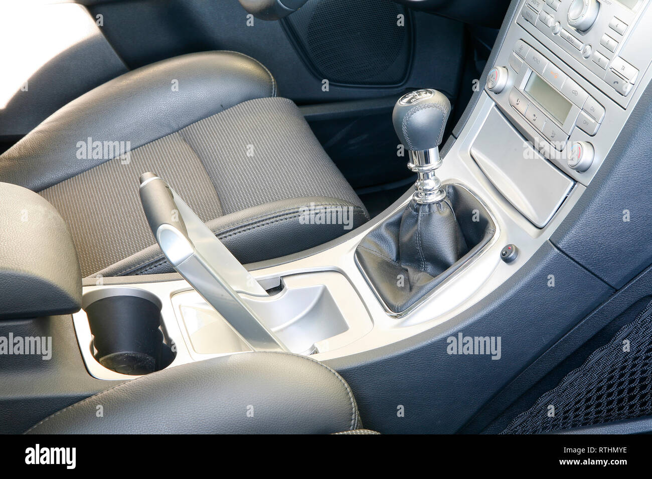 a new car interior in the car store Stock Photo - Alamy