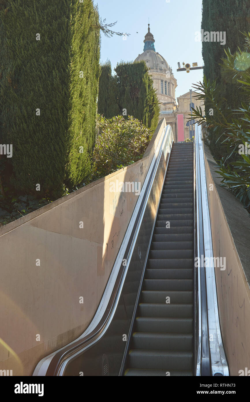 Outdoor escalator spain hi-res stock photography and images - Alamy