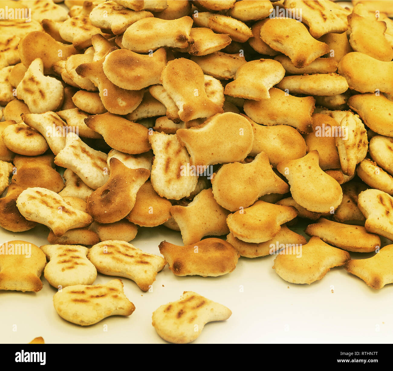 small crackers close up Stock Photo - Alamy