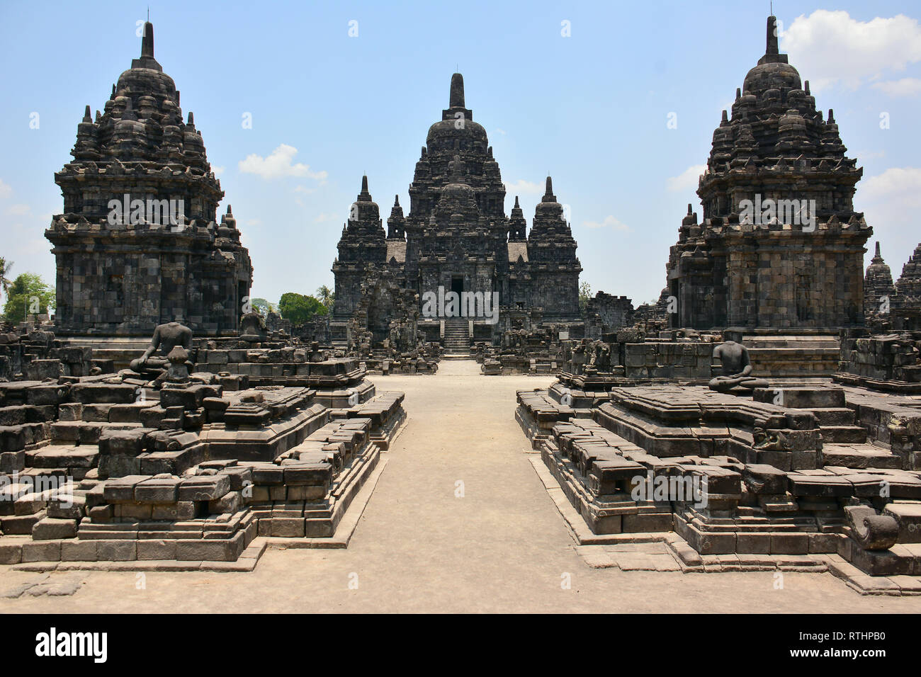 Candi Sewu Buddhist Temple near Yogyakarta, Central Java, Indonesia ...