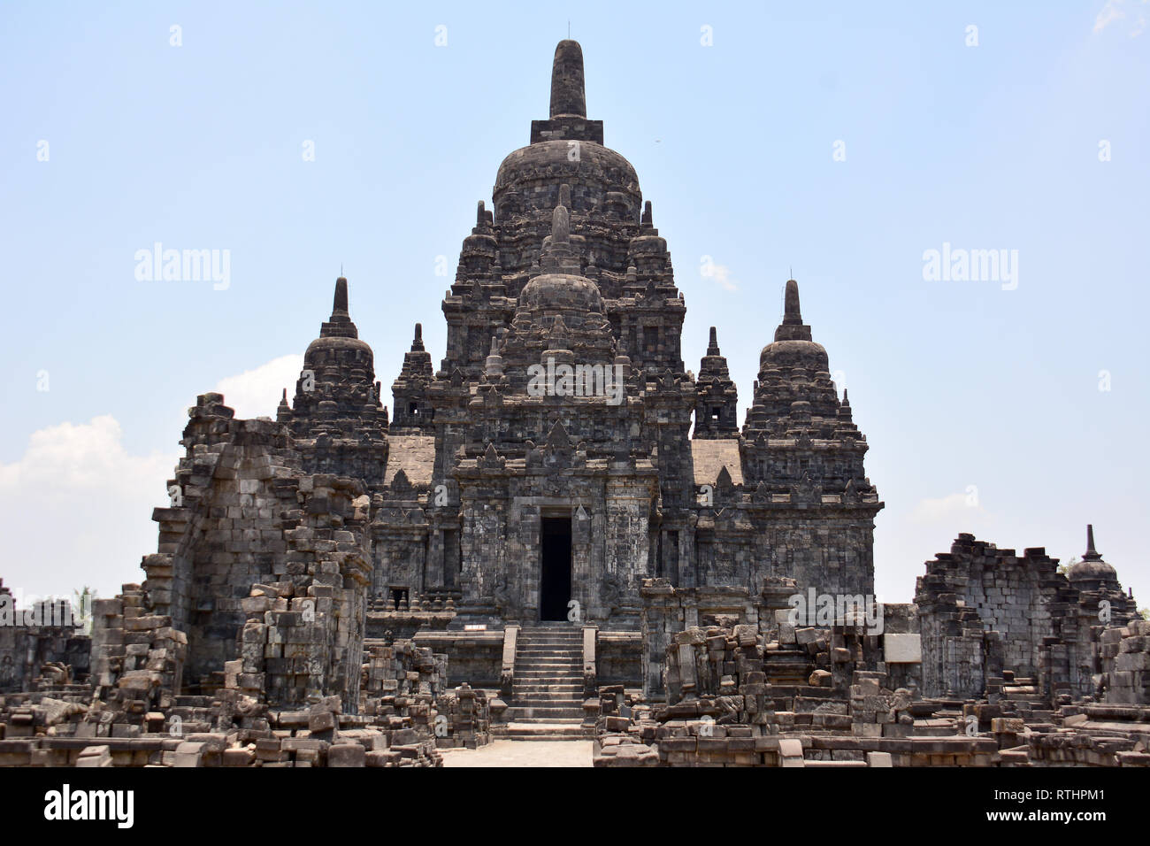 Candi Sewu Buddhist Temple near Yogyakarta, Central Java, Indonesia ...