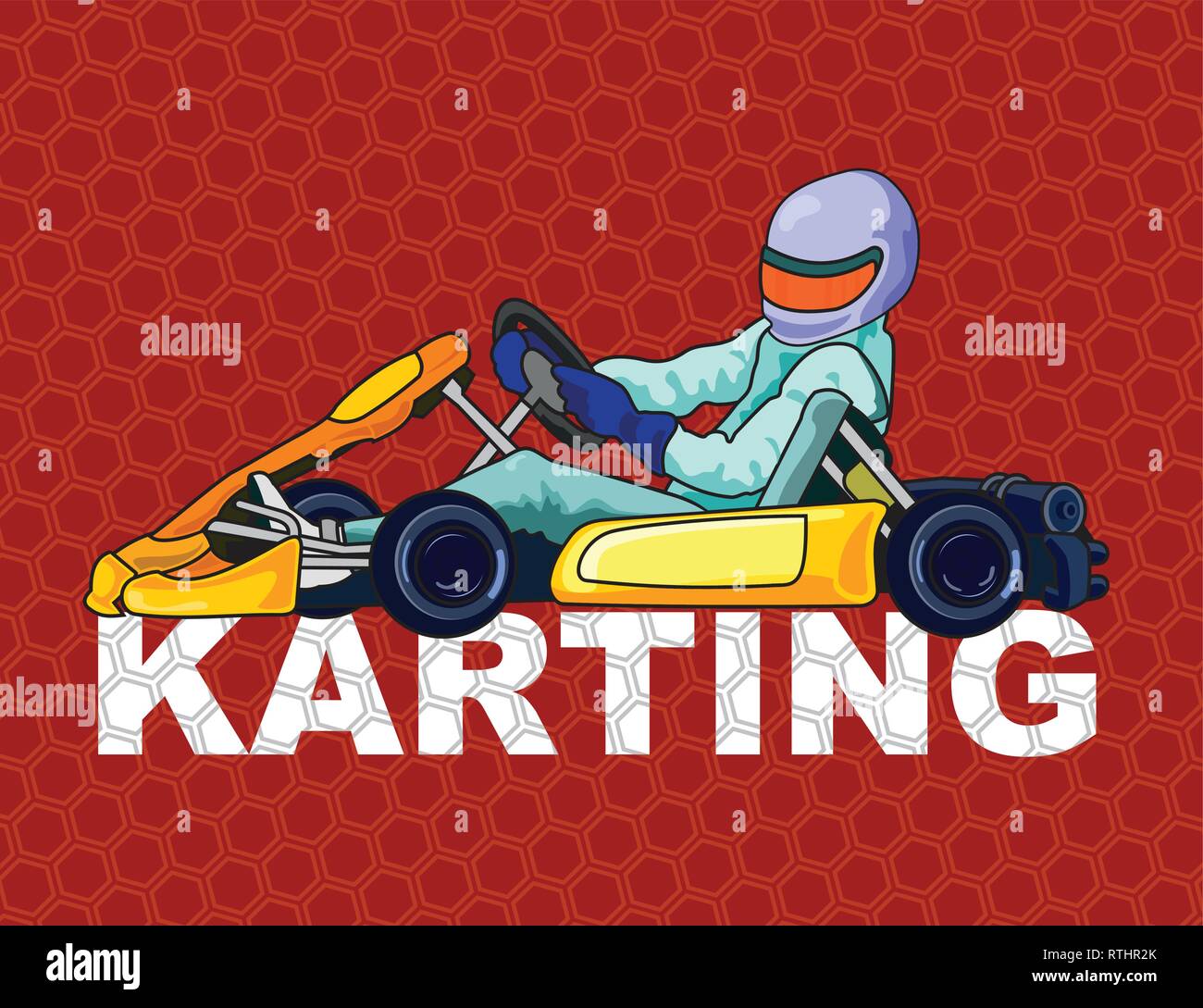 Go kart karts Stock Vector Images - Alamy