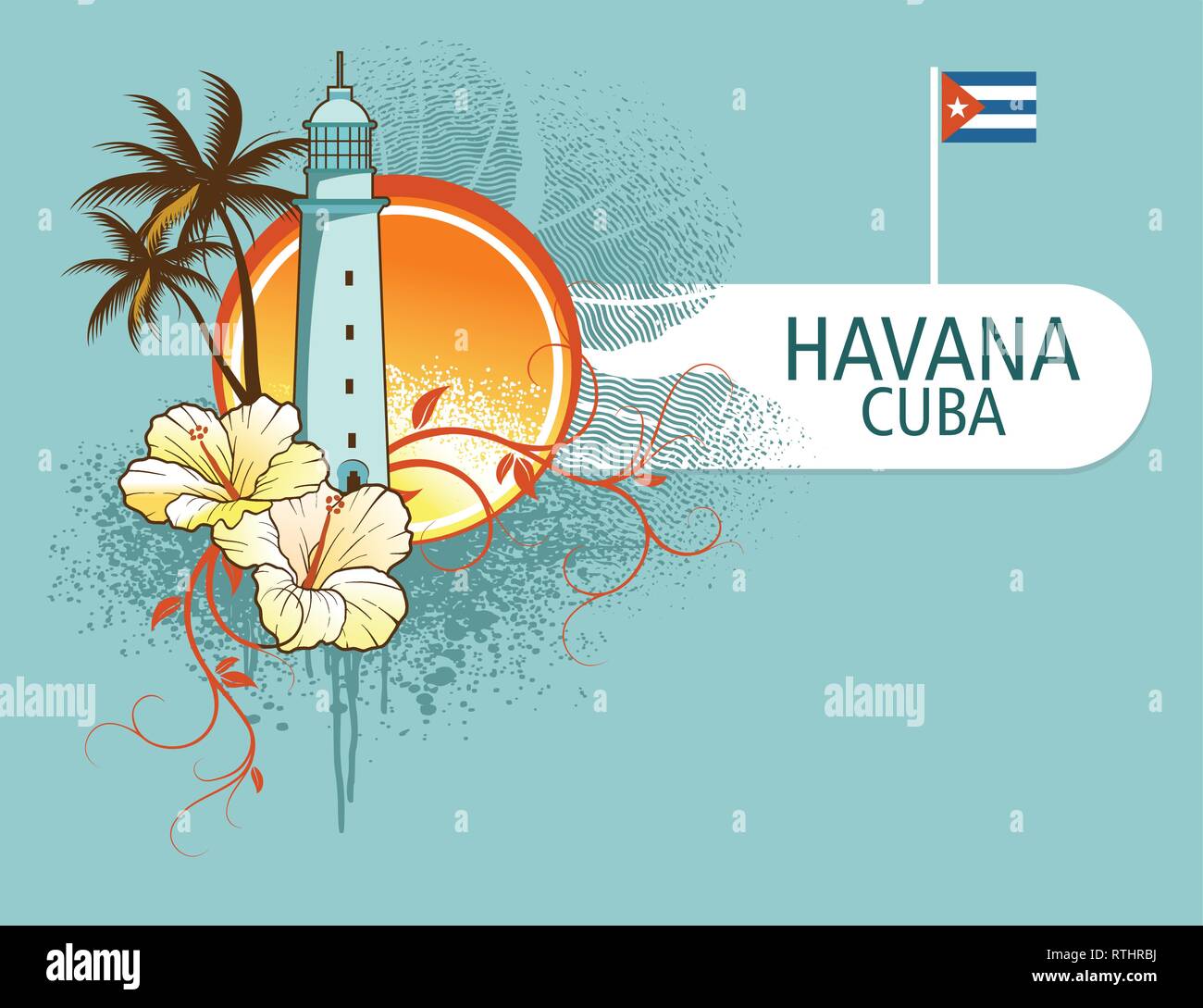 Havana cuba skyline Stock Vector Images - Alamy