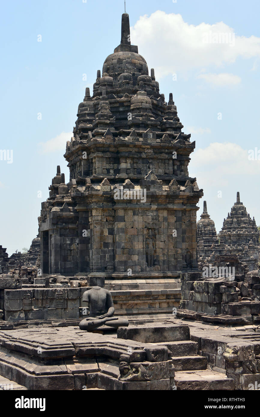 Candi Sewu Buddhist Temple near Yogyakarta, Central Java, Indonesia ...