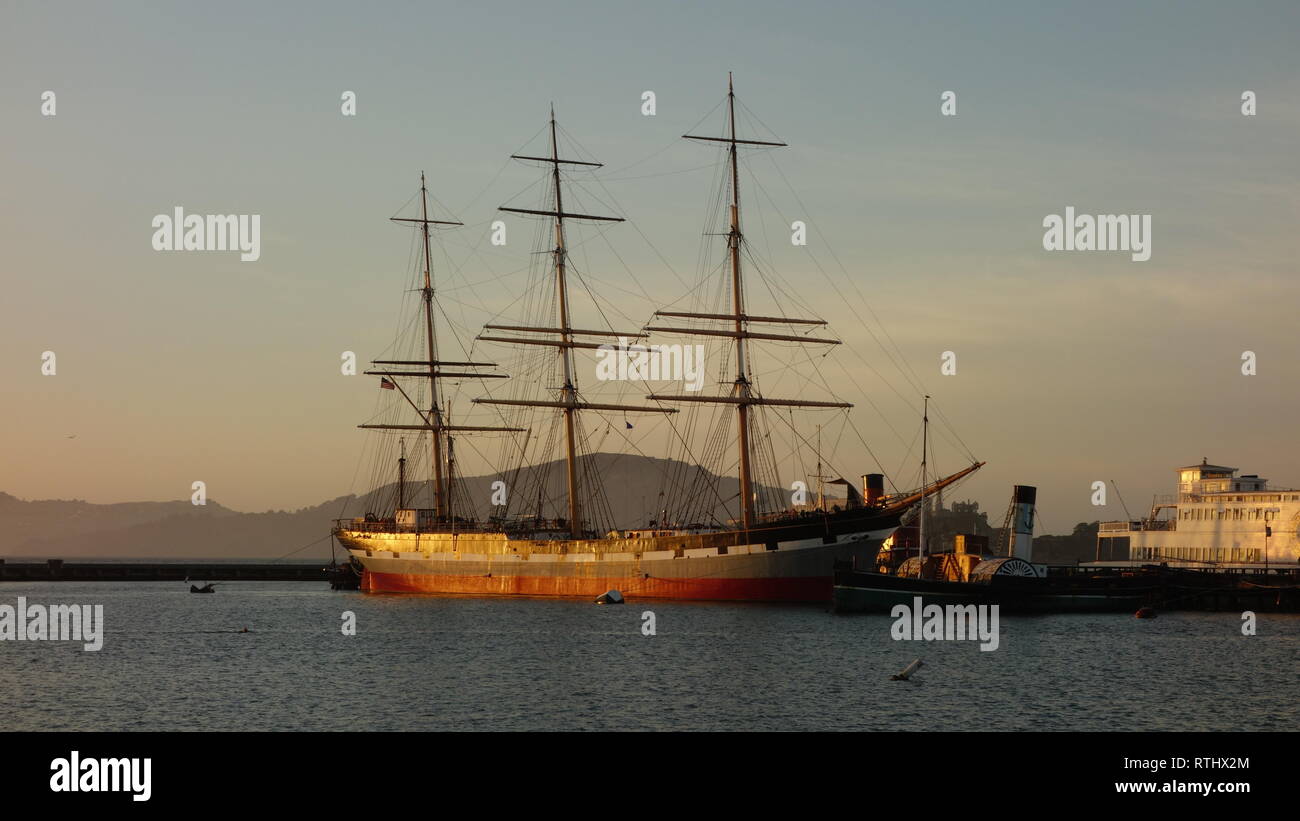 sailing ship San Francisco Stock Photo - Alamy