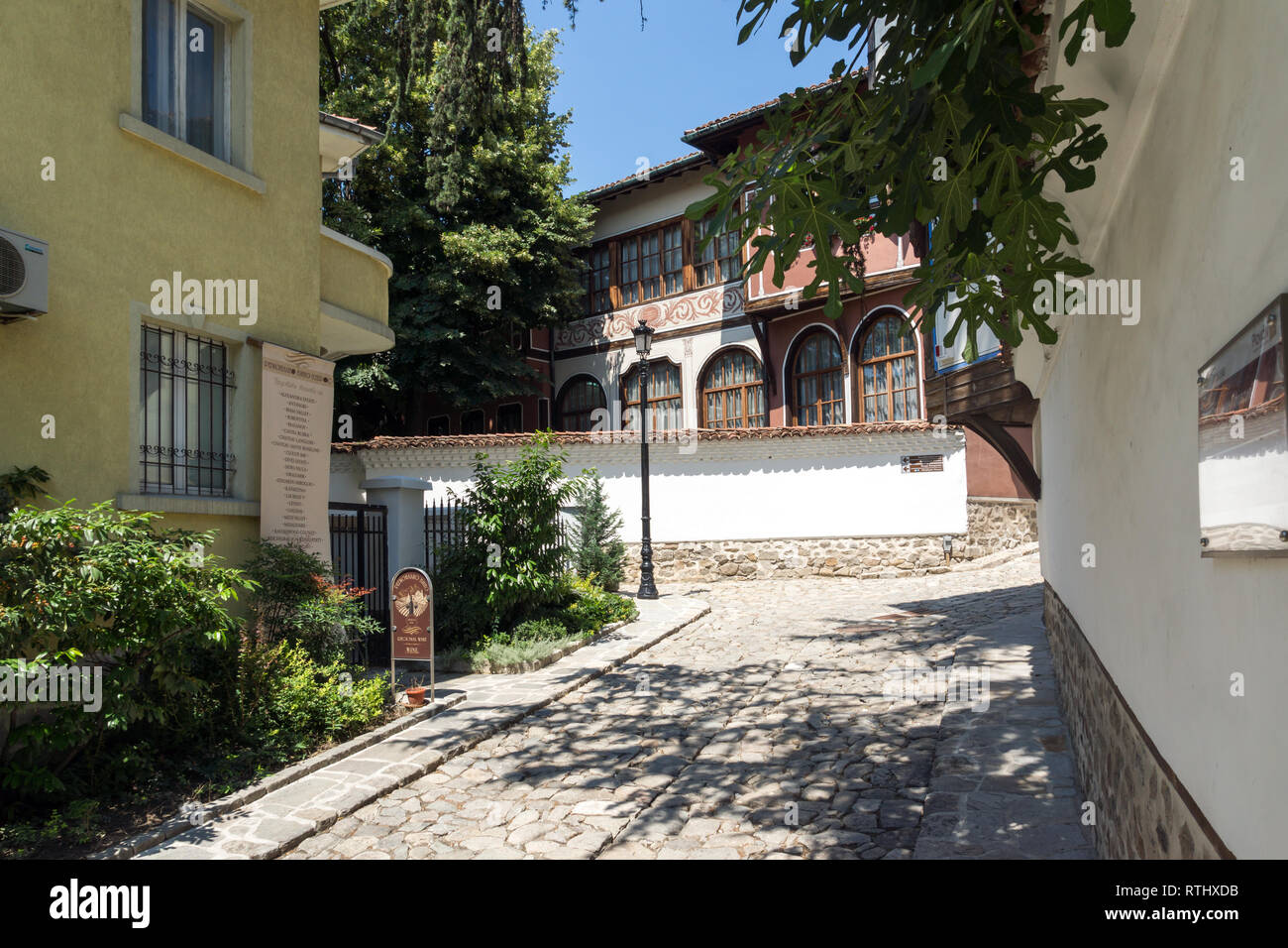 Ancient town of plovdiv architectural reserve hi-res stock photography ...
