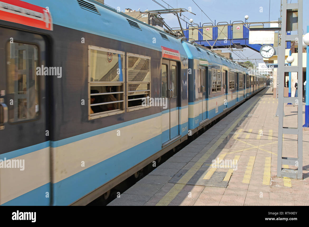 Egypt train station hi-res stock photography and images - Alamy