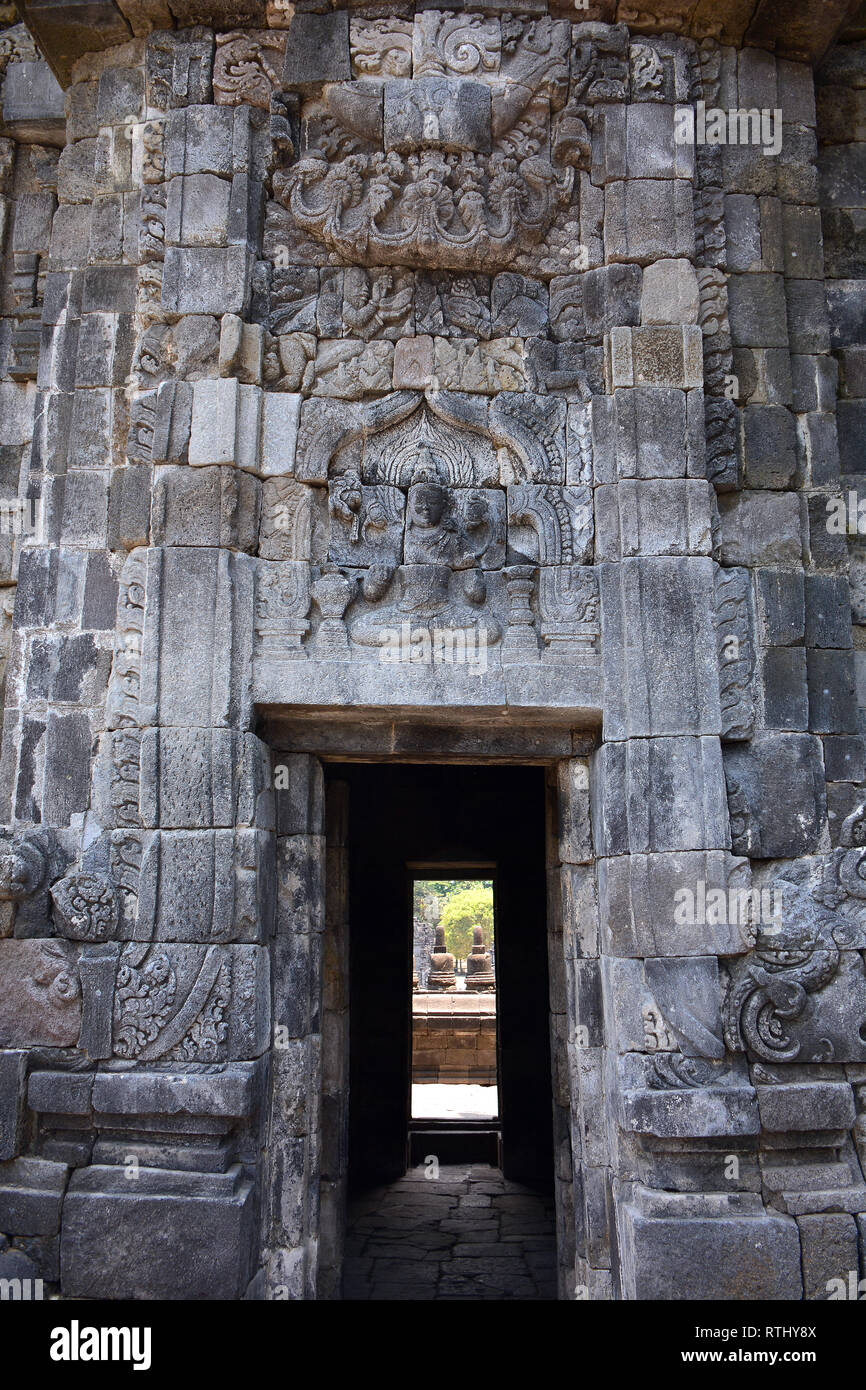 Candi Sewu Buddhist Temple near Yogyakarta, Central Java, Indonesia ...