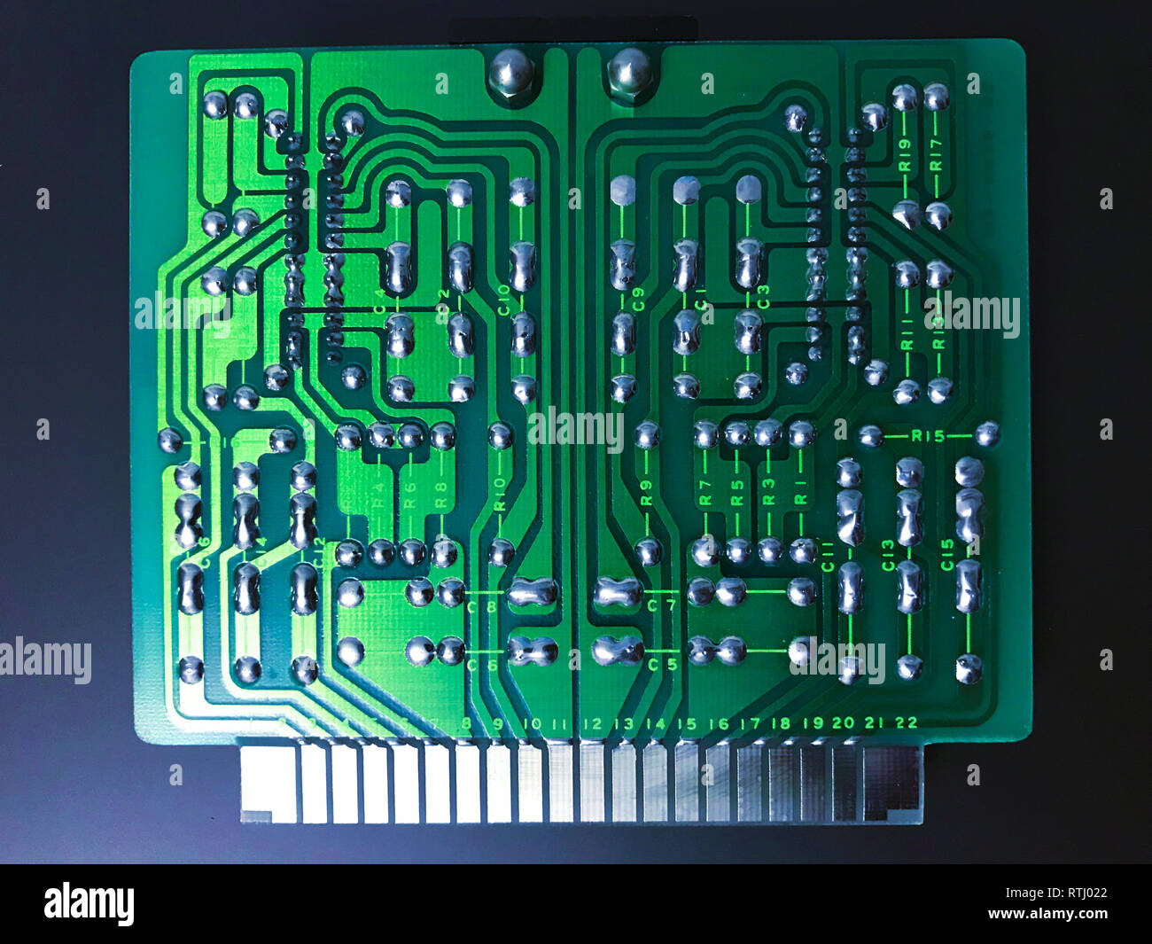 Component side of a printed circuit board hi-res stock photography and ...