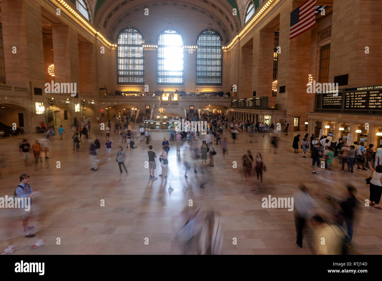 Main Concourse, Grand Central Terminal, Manhattan, New York, USA Stock ...