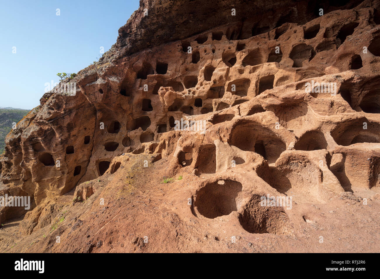 Cenobio de Valeron, archeological site, aboriginal caves in Grand ...