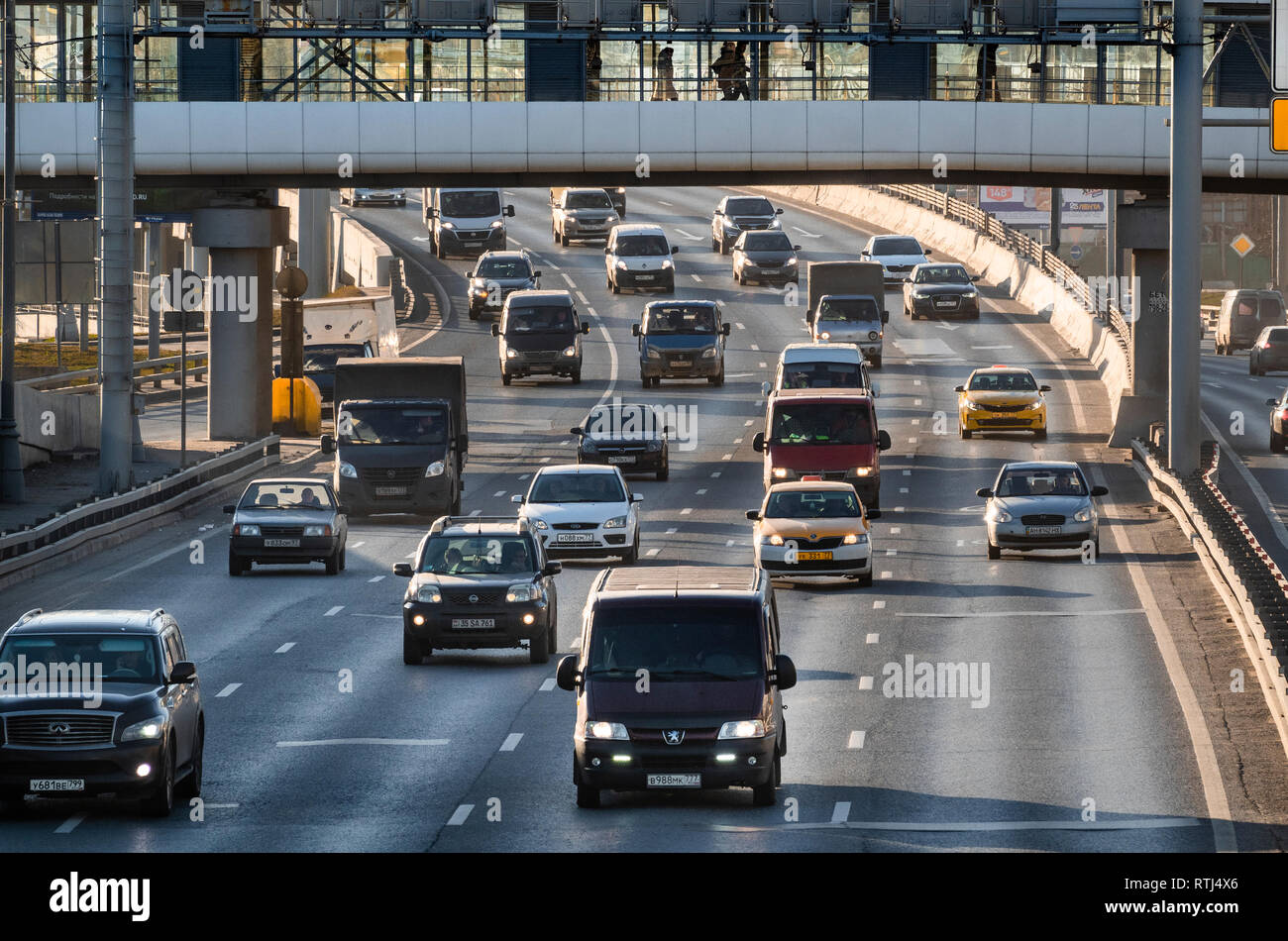 Russia, Moscow. The Third Ring Road Stock Photo - Alamy