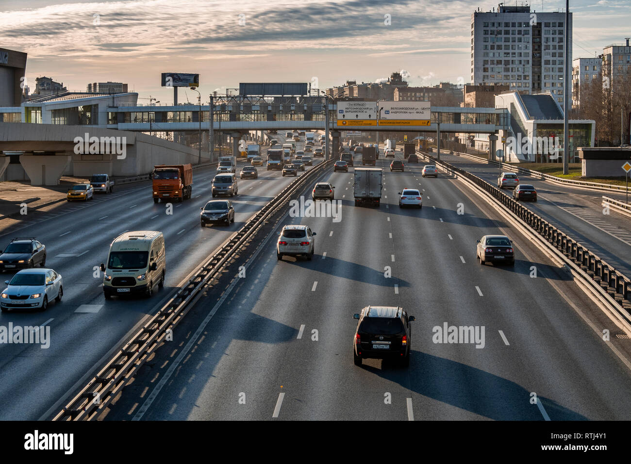 Russia, Moscow. The Third Ring Road Stock Photo - Alamy