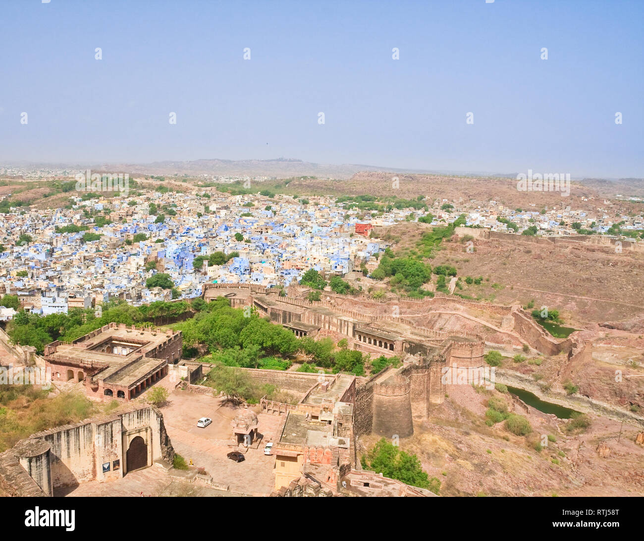 Jodhpur - the blue city. Rajasthan, India Stock Photo - Alamy