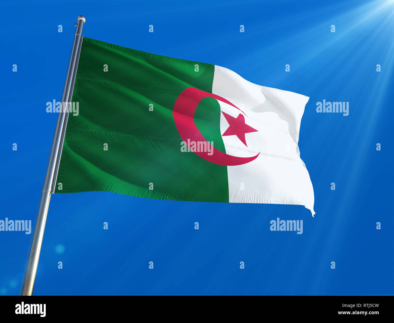 Algerian Flag Map High Resolution Stock Photography and Images - Alamy