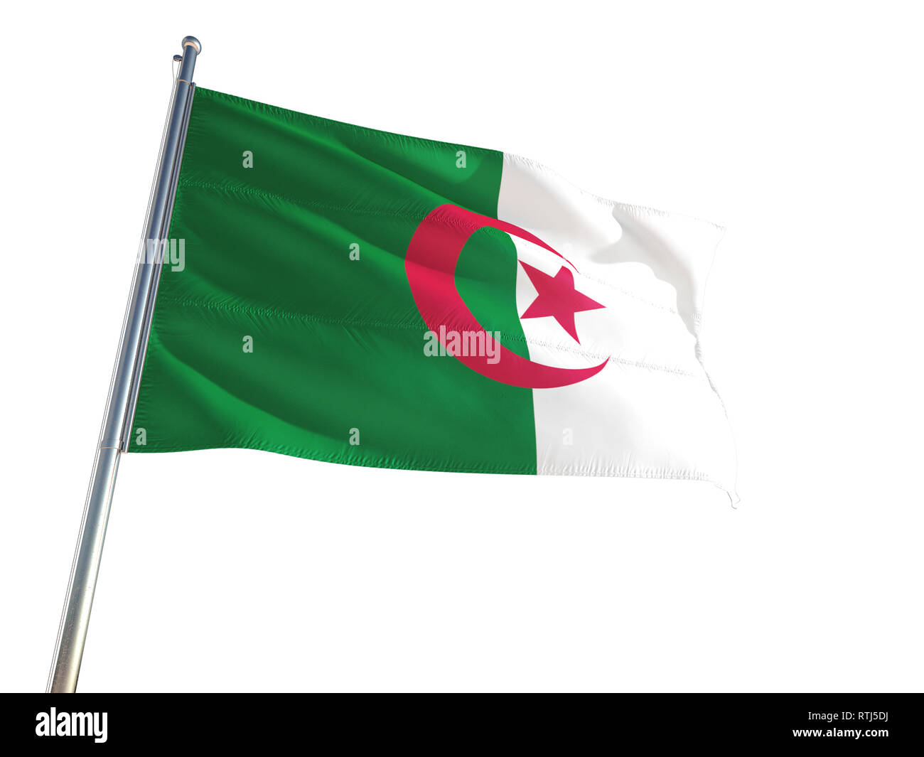 Algerian flag map hi-res stock photography and images - Alamy