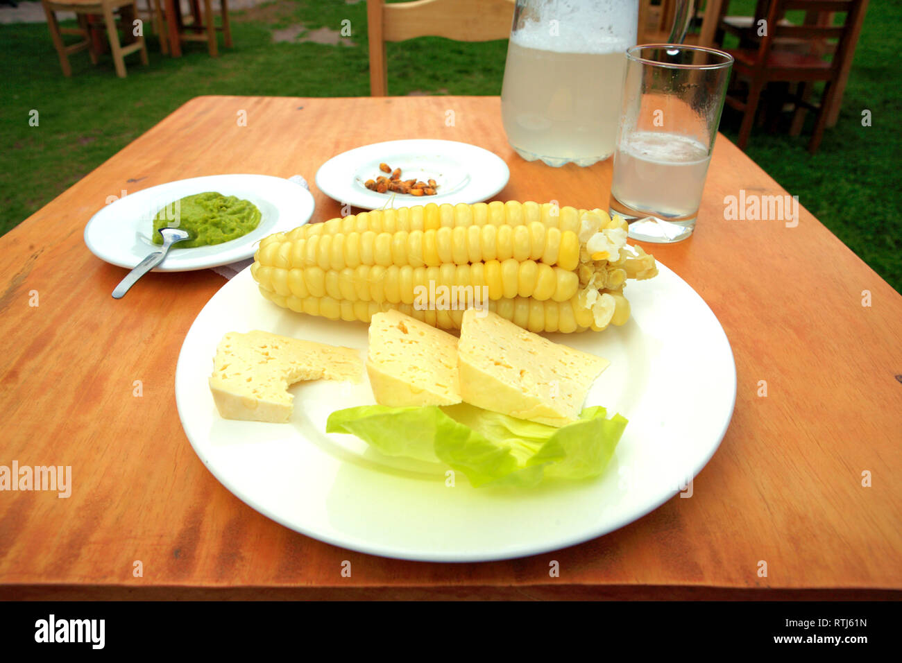 Choclo con queso hi-res stock photography and images - Alamy