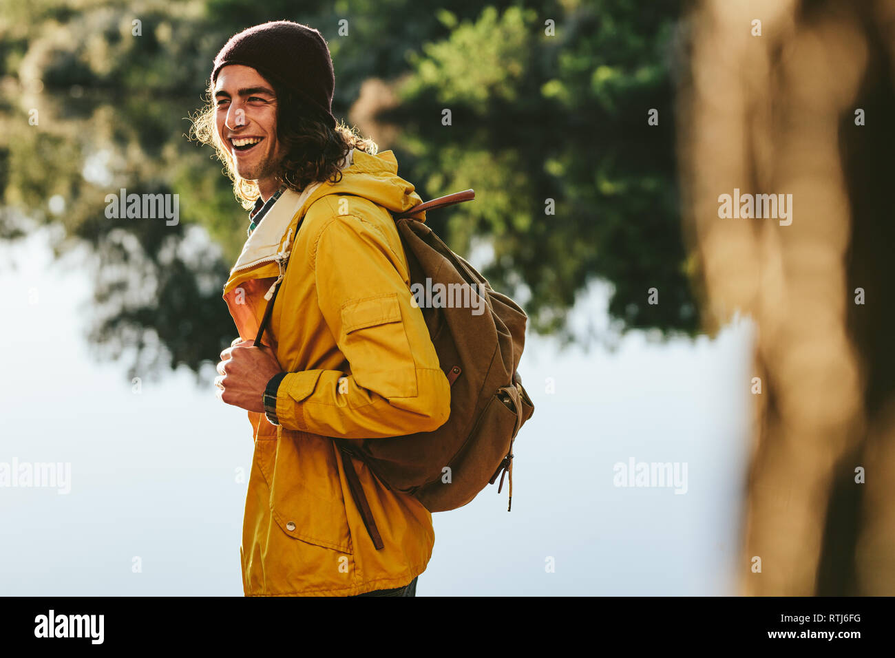 Explorer man standing hi-res stock photography and images - Alamy