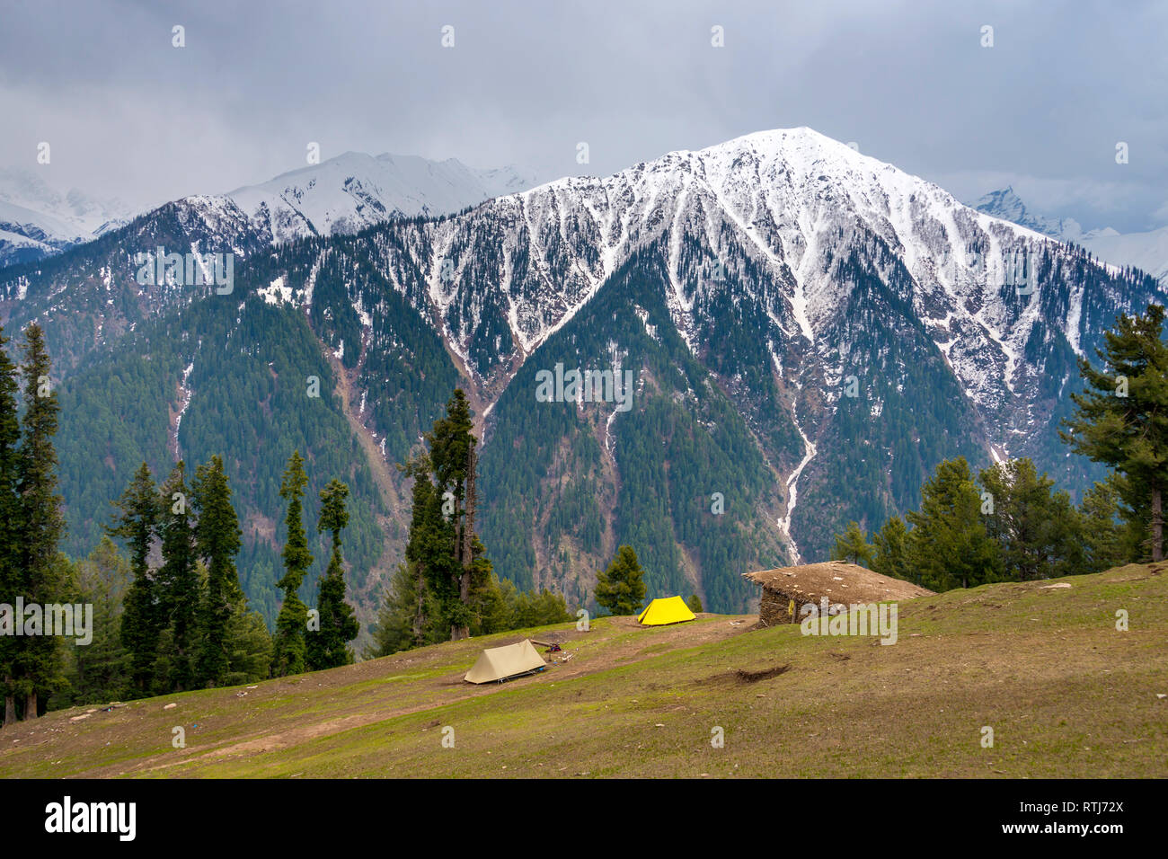 Mountain landscape, Jammu and Kashmir, India Stock Photo - Alamy