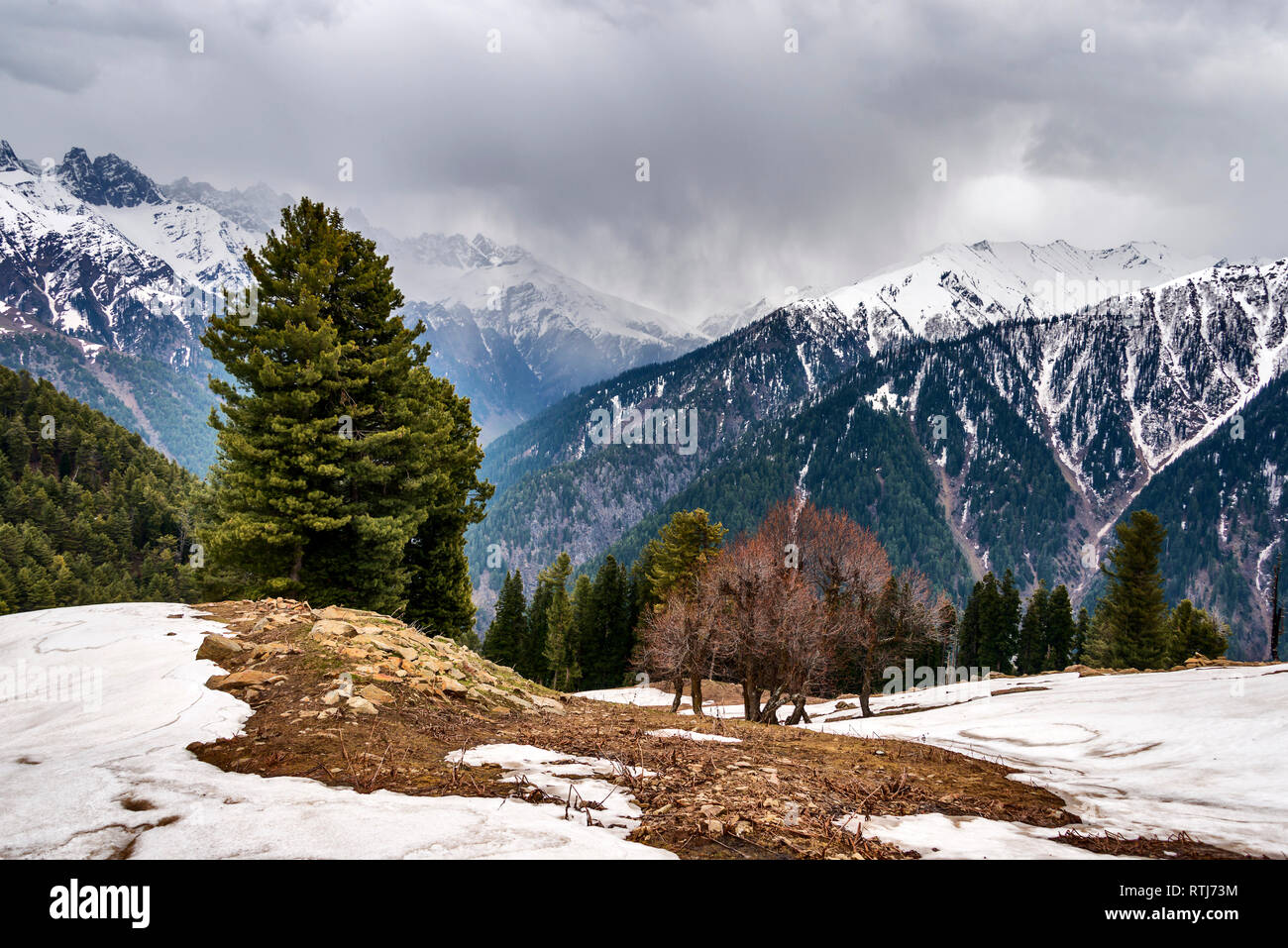 Mountain landscape, Jammu and Kashmir, India Stock Photo - Alamy