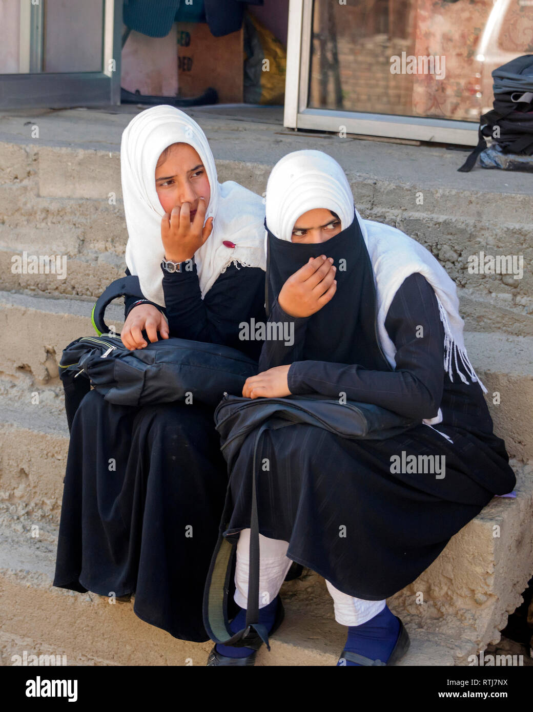 Local girls, Srinagar, Jammu and Kashmir, J&K, India Stock Photo - Alamy