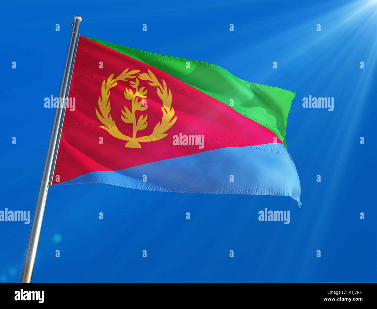 Eritrean Blue Flag
