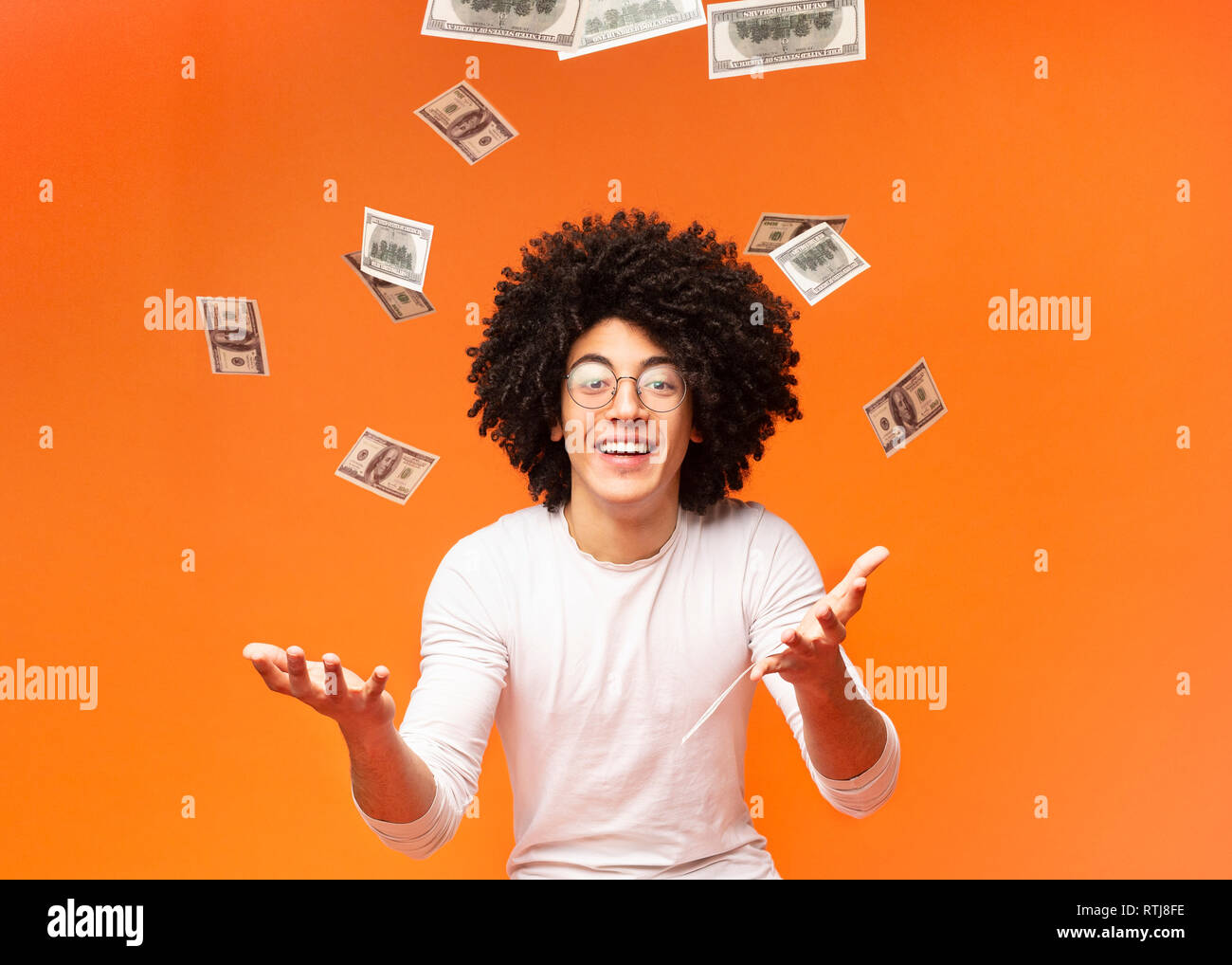Money rain african hi-res stock photography and images - Alamy