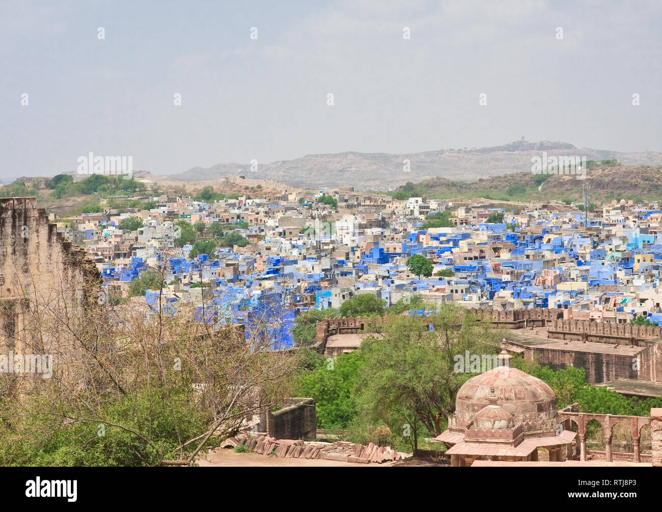 Jodhpur - the blue city. Rajasthan, India Stock Photo - Alamy