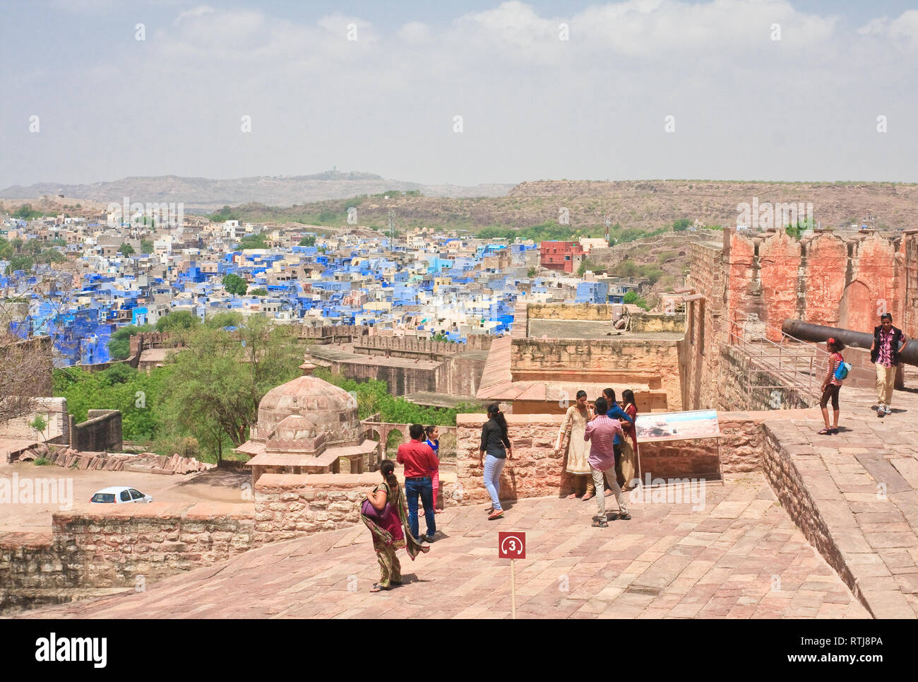 Jodhpur - the blue city. Rajasthan, India Stock Photo - Alamy