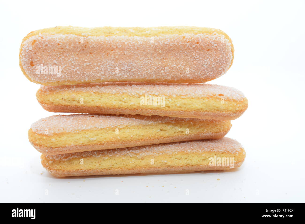 savoiardi italian sweet cookies Stock Photo - Alamy