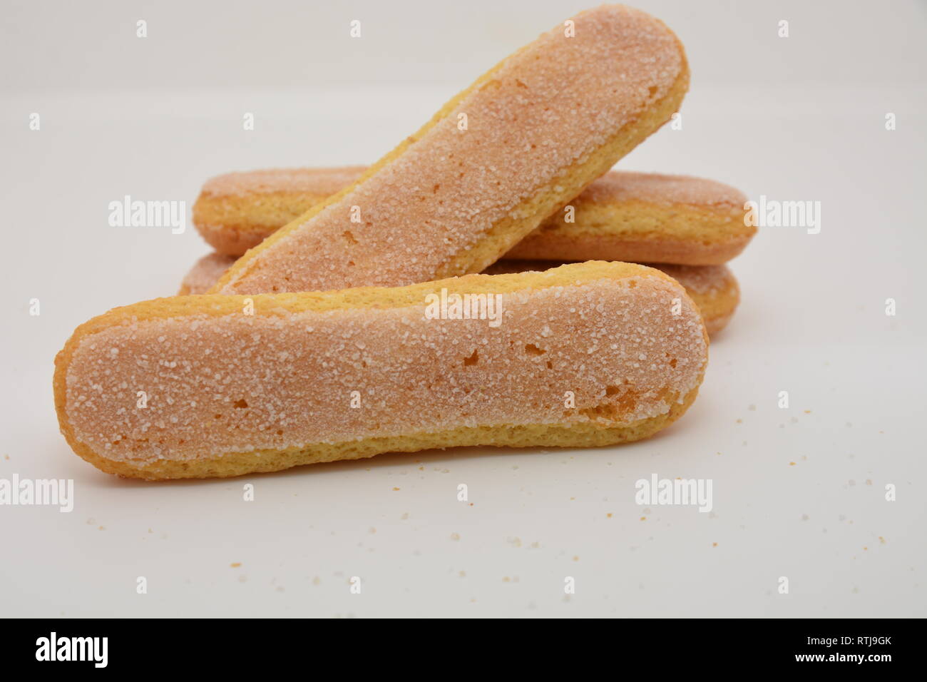 savoiardi italian sweet cookies Stock Photo - Alamy