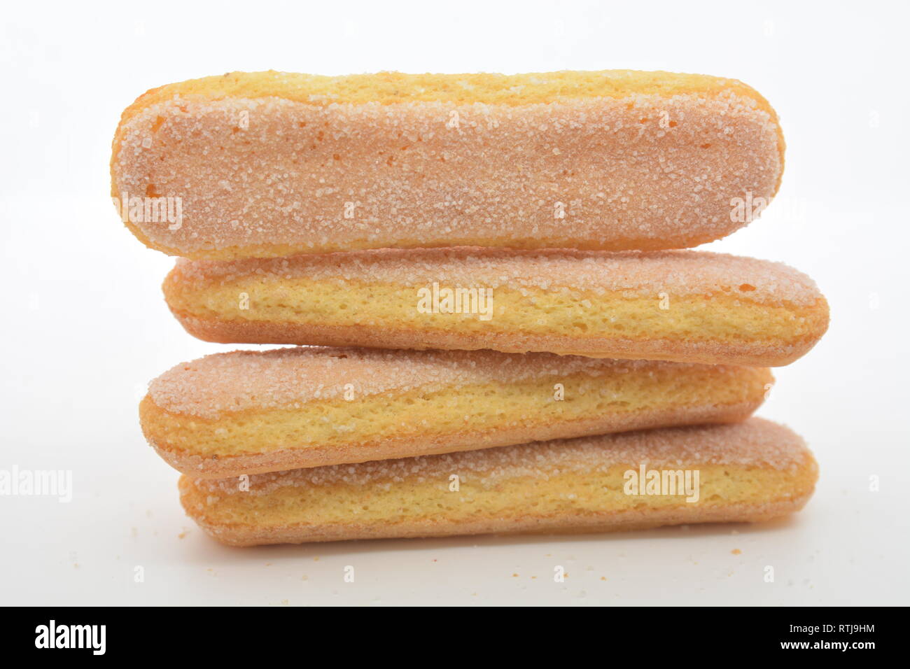 savoiardi italian sweet cookies Stock Photo - Alamy
