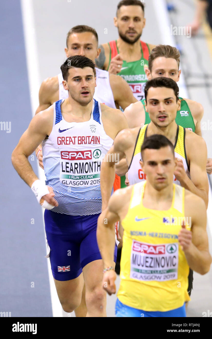 Great Britain's Guy Learmont in the 800m Men Heat 2 during day one of ...