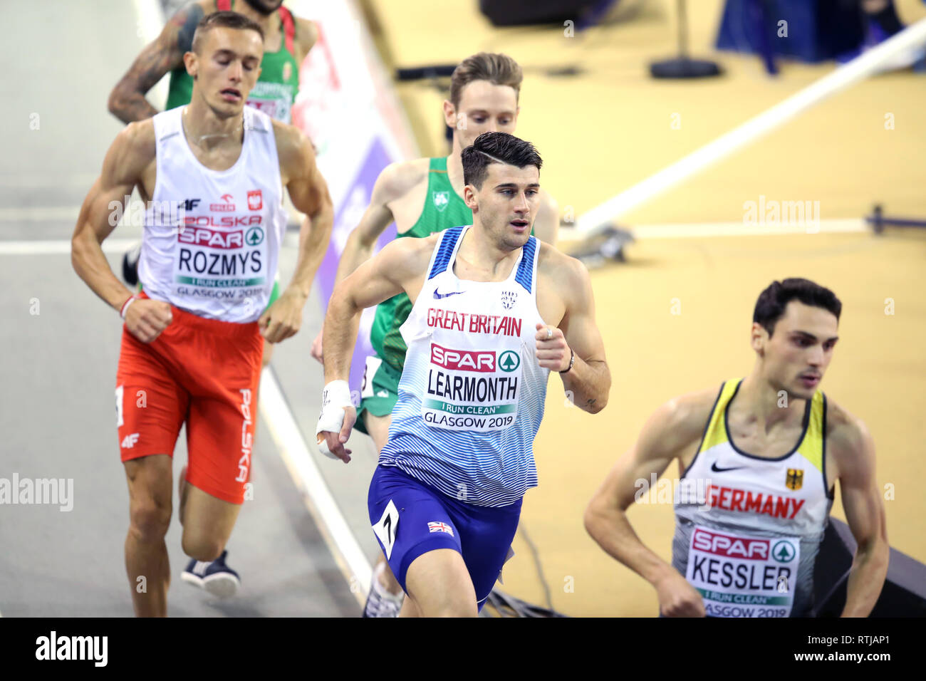Great Britain's Guy Learmont in the 800m Men Heat 2 during day one of ...