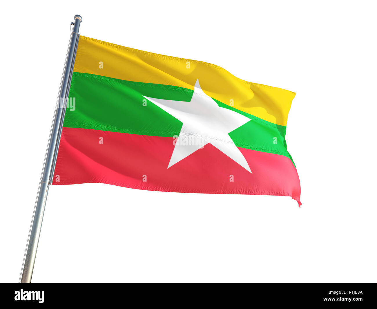 Myanmar map flag hi-res stock photography and images - Alamy