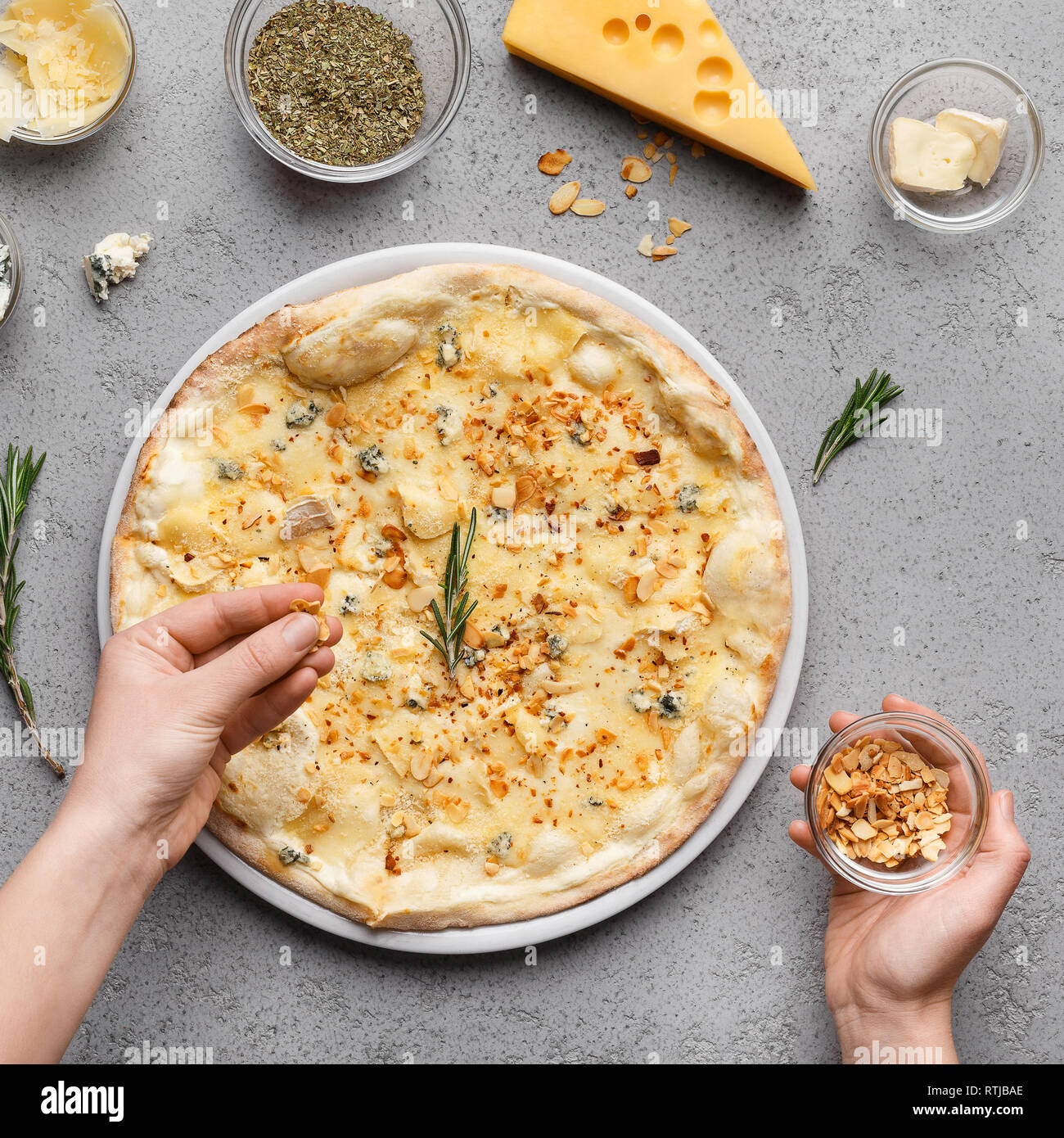 Female pizza chef hi-res stock photography and images - Alamy