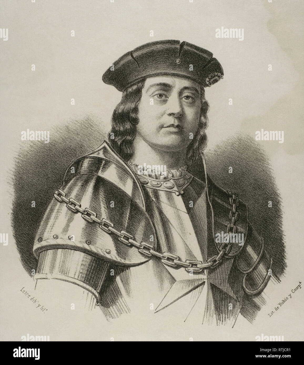 Hugo of Moncada (1476-1528). Spanish political and military leader ...