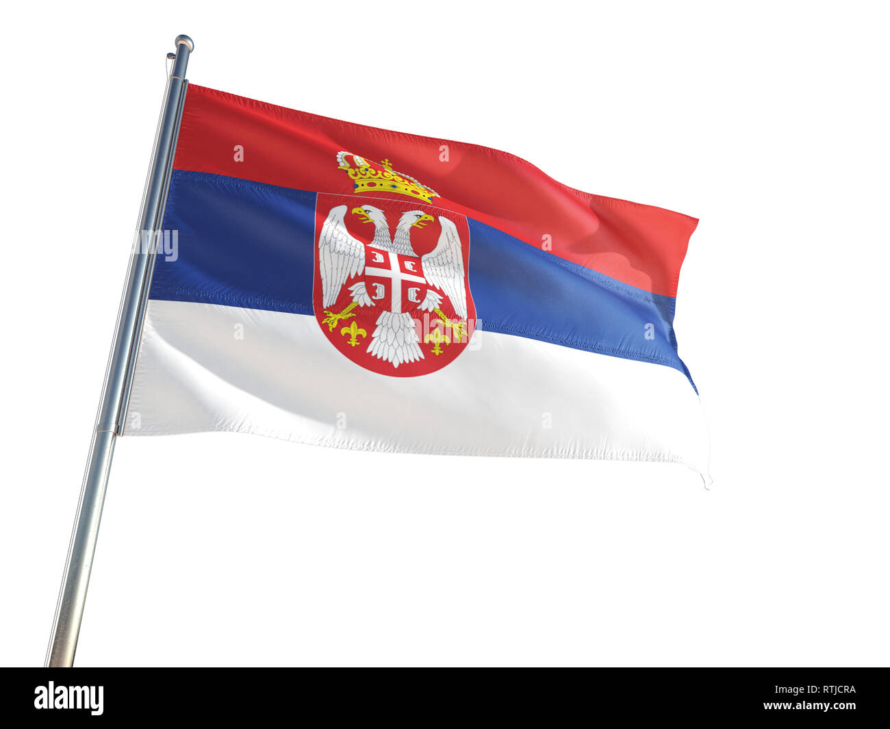 Serbia serbian serb flag map hi-res stock photography and images - Alamy