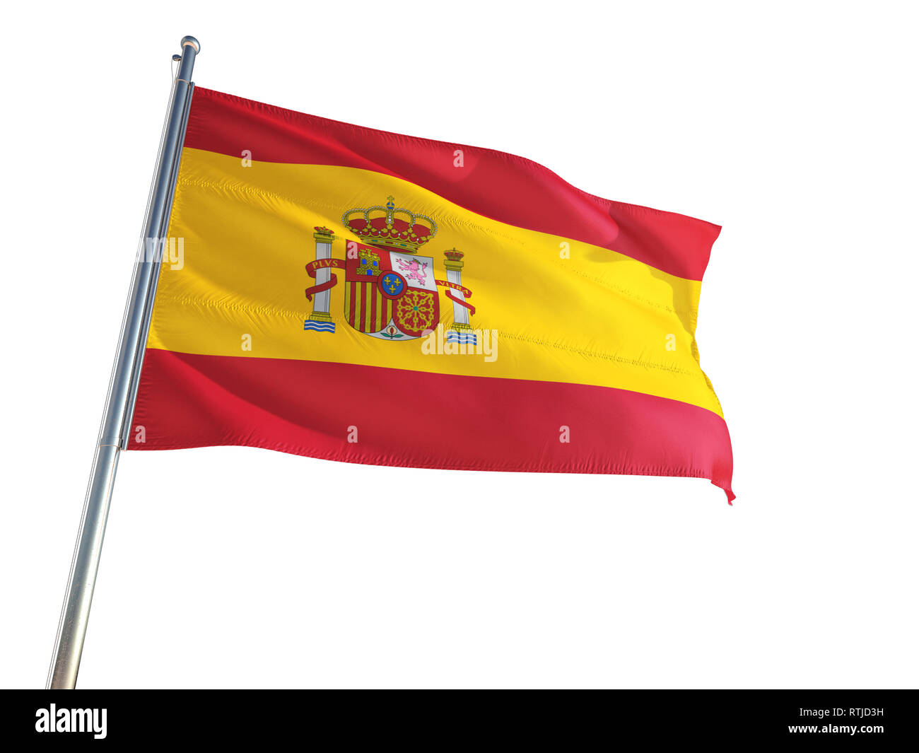 Spanish Flag Waving