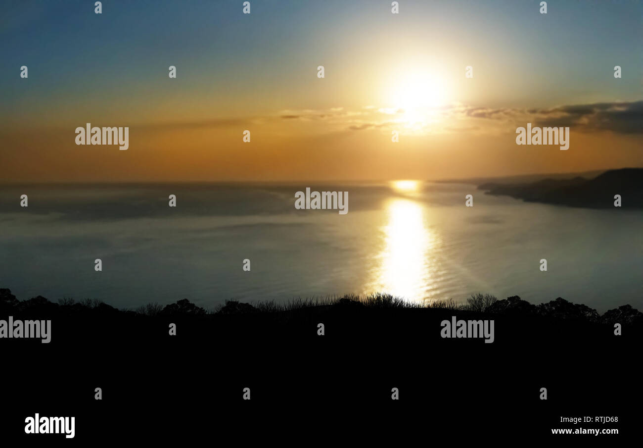 Reflection on sea surface hi-res stock photography and images - Alamy