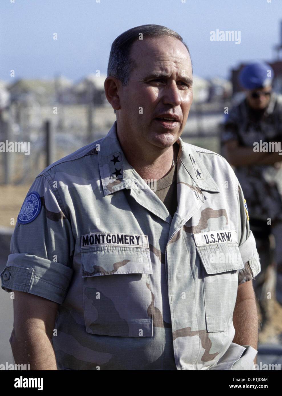 17th October 1993 Major General Thomas Montgomery (Commander of ...