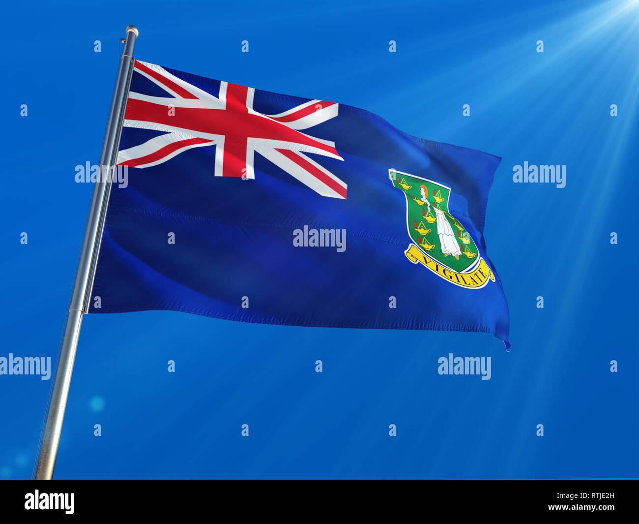 Virgin Islands National Flag _ Us Virgin Islands Symbols – JVENM