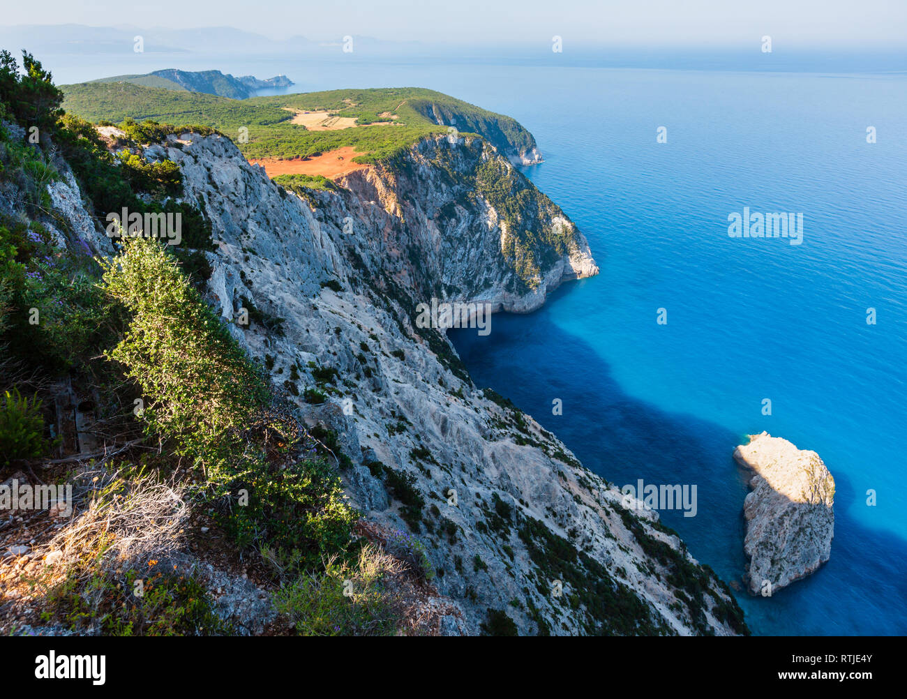 View lighthouse cape lefkada hi-res stock photography and images - Alamy