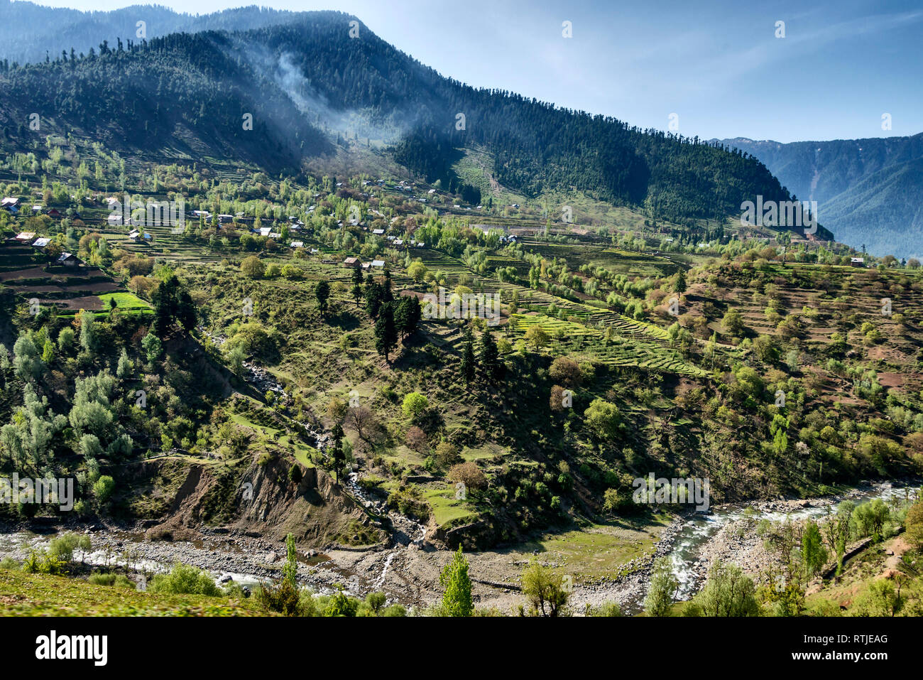 Mountain landscape, Jammu and Kashmir, India Stock Photo - Alamy