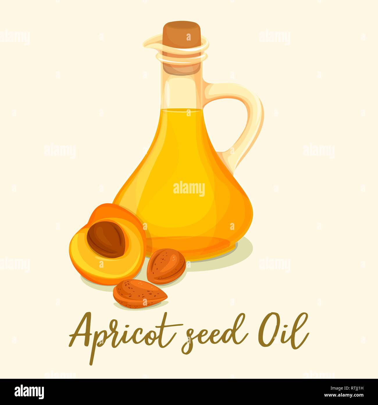 Natural perfume glass bottle Stock Vector Images - Alamy